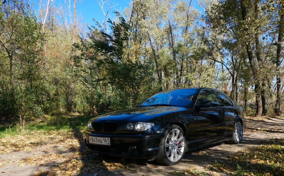 Осенние фото — BMW 3 series Coupe (E46), 3 л, 2003 года | фотография | DRIVE2