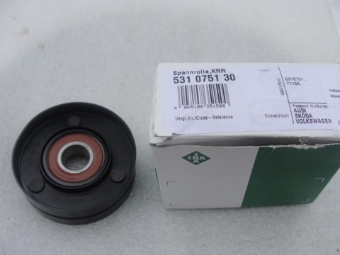 531075130 Ролик натяжителя, многоручейковый ремень INA | Запчасти на DRIVE2