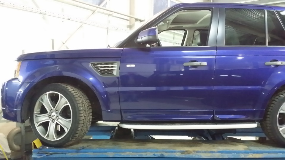 Рестайлинг Range Rover Sport 2011 Autobiography bali blue — LR.RU на DRIVE2