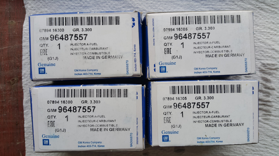 96487557 Топливная форсунка GM | Запчасти на DRIVE2