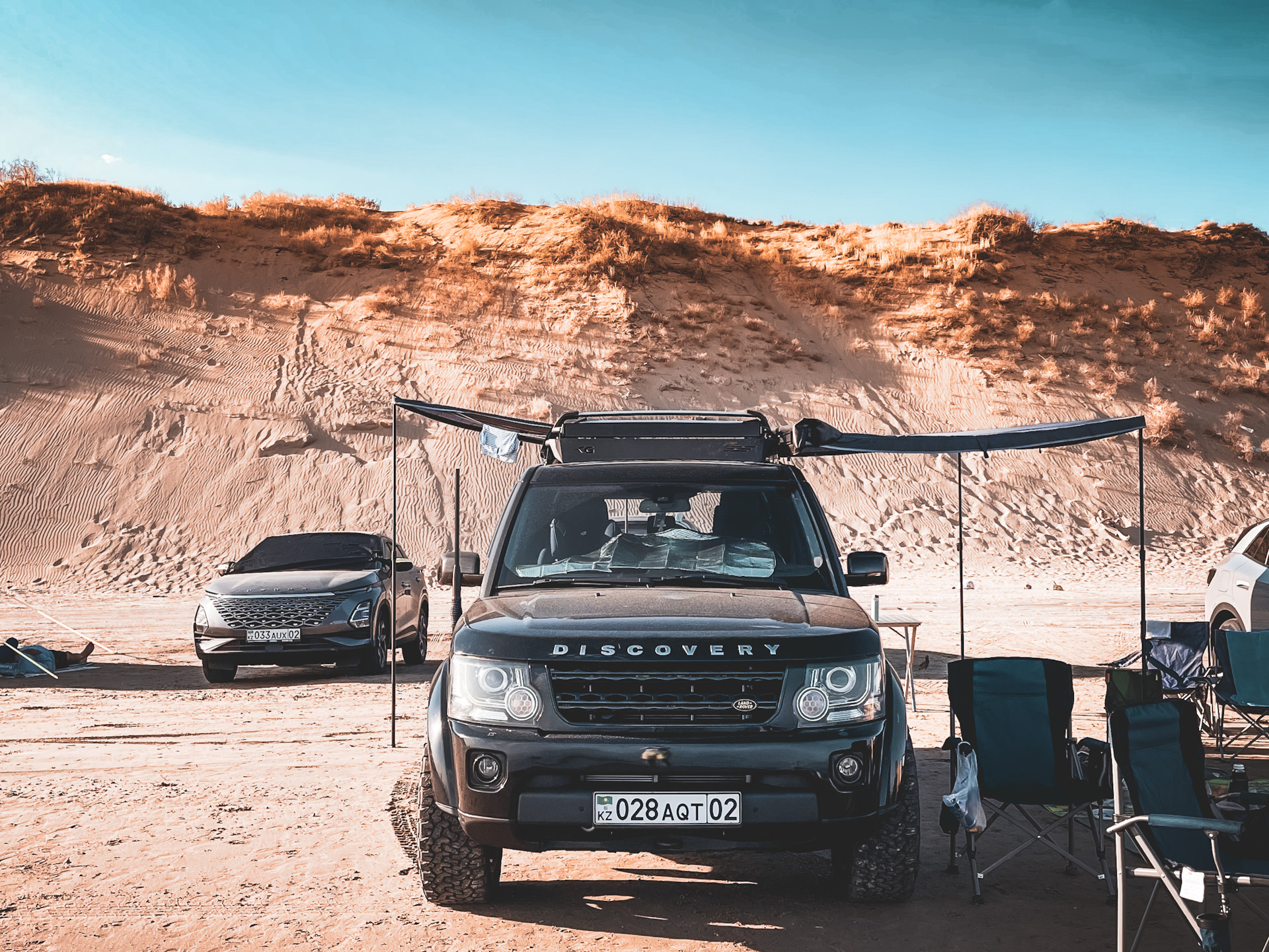 Маркиза HUSKY (веерная) — Land Rover Discovery III, 4,2 л, 2008 года ...