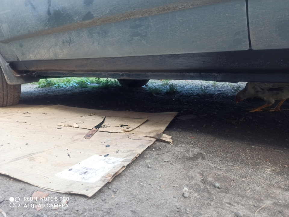 Порог. Антикор. Часть 3 — Lada Приора седан, 1,6 л, 2008 года ...