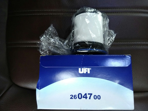 2604700 ТОПЛИВНЫЙ ФИЛЬТР UFI | Запчасти на DRIVE2