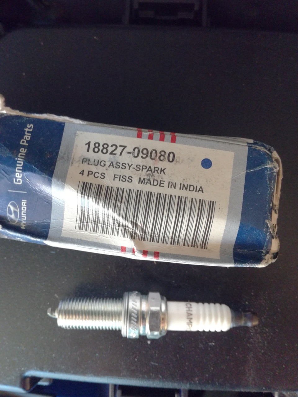 1882709080 Свеча зажигания KIA HYUNDAI | Запчасти на DRIVE2