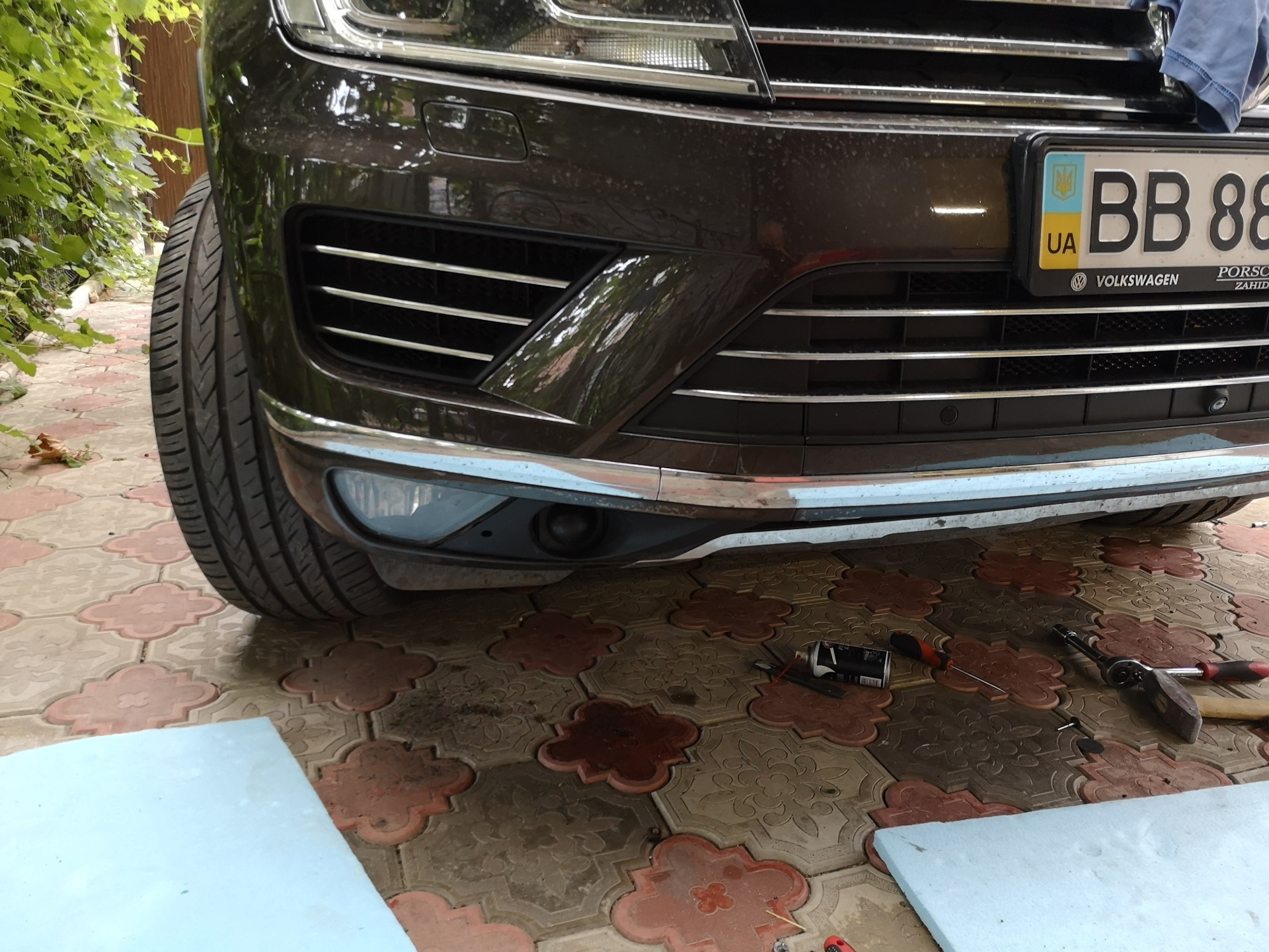 Продолжаем реализацию хотелок — Volkswagen Touareg (2G), 3 л, 2016 года ...