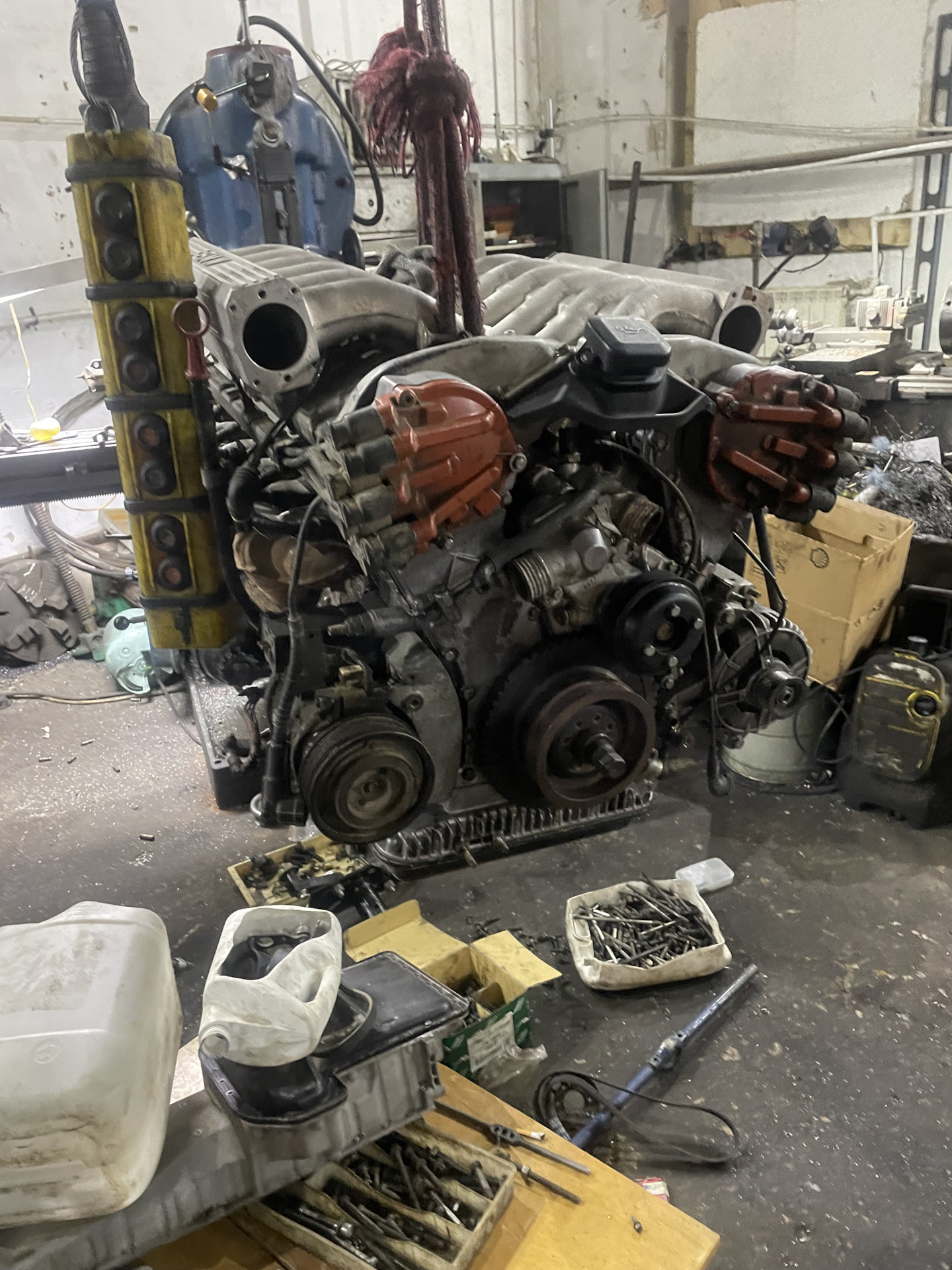 Продолжаем сборку M73B54 — BMW 5 series (E34), 2,5 л, 1989 года | визит ...