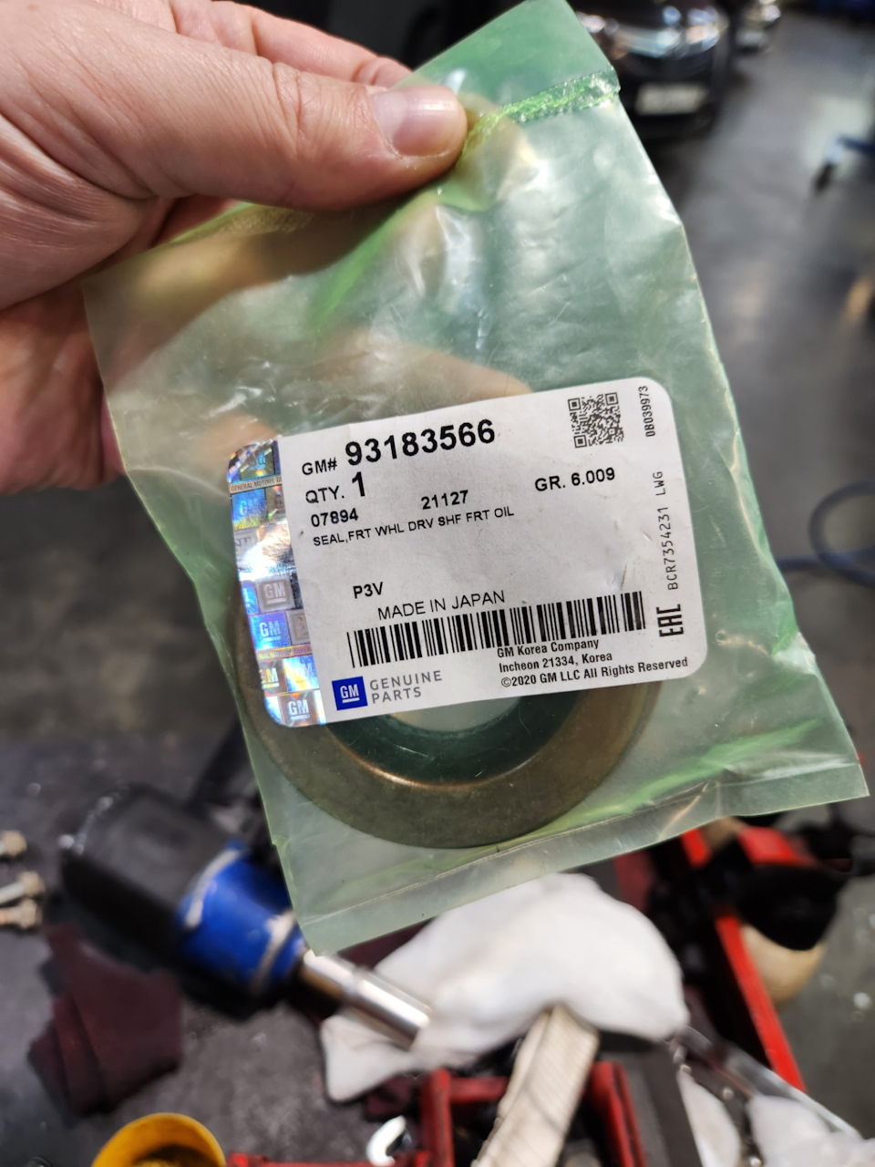 93183566 Уплотнение коробки передач GM | Запчасти на DRIVE2