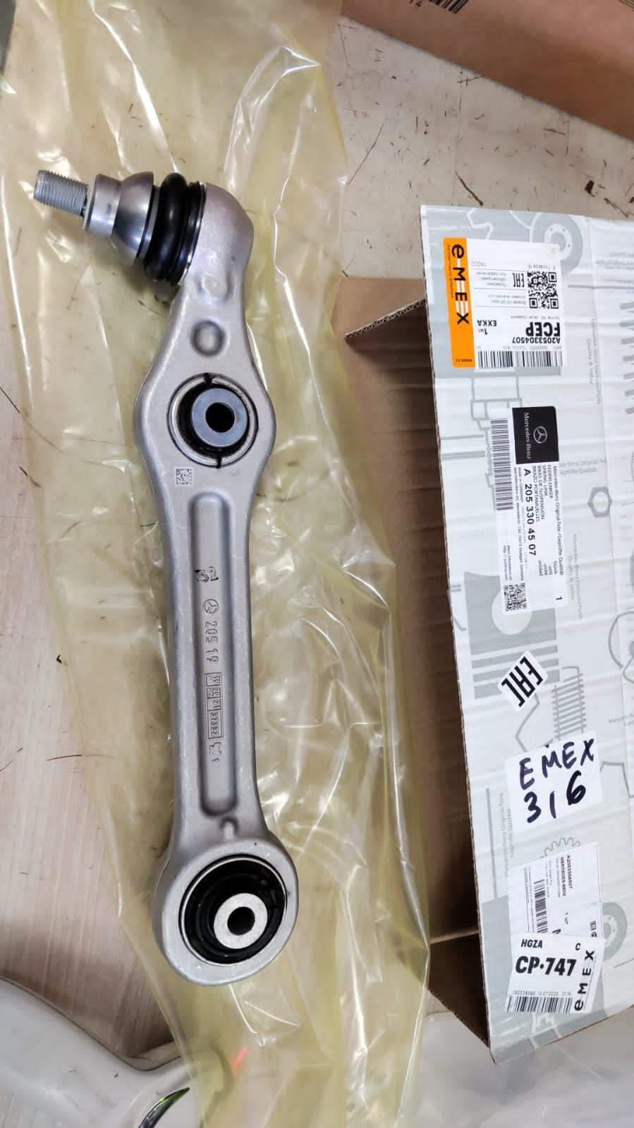 Рычаг: оригинал или нет? — Mercedes-Benz GLC-Class (X253), 2 л, 2015 ...