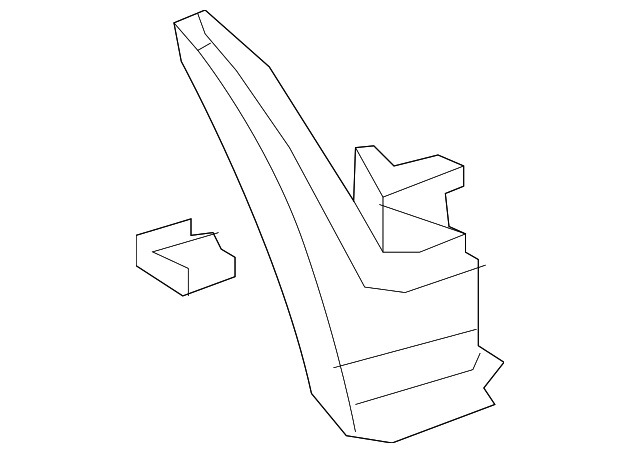 5259248020 Уплотнитель заднего бампера TOYOTA LEXUS | Запчасти на DRIVE2