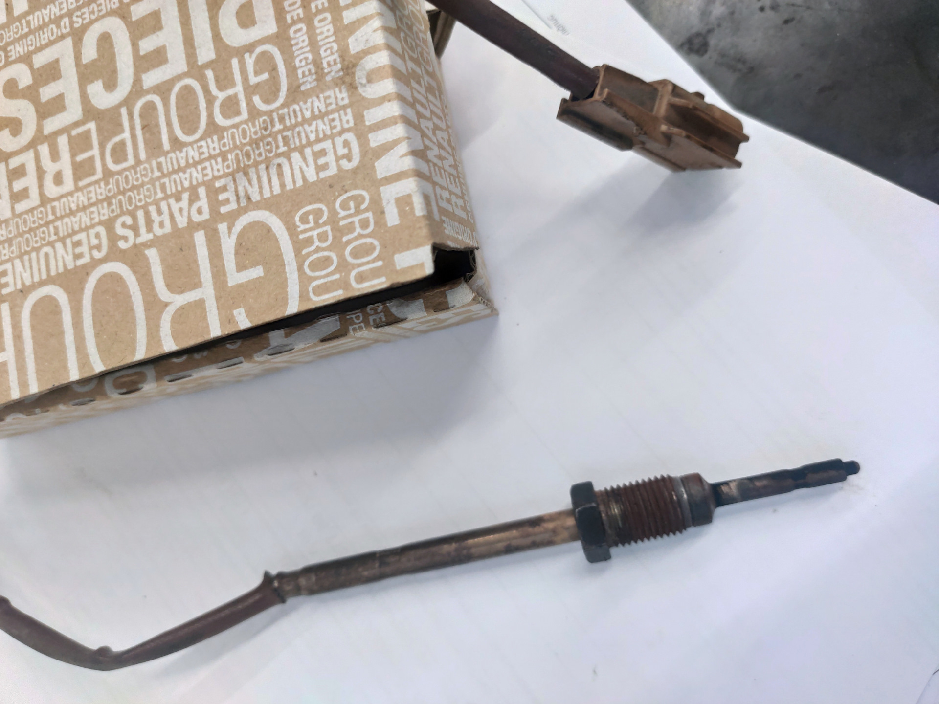 Система снижения токсичности. Датчик температуры ог на входе турбины ...