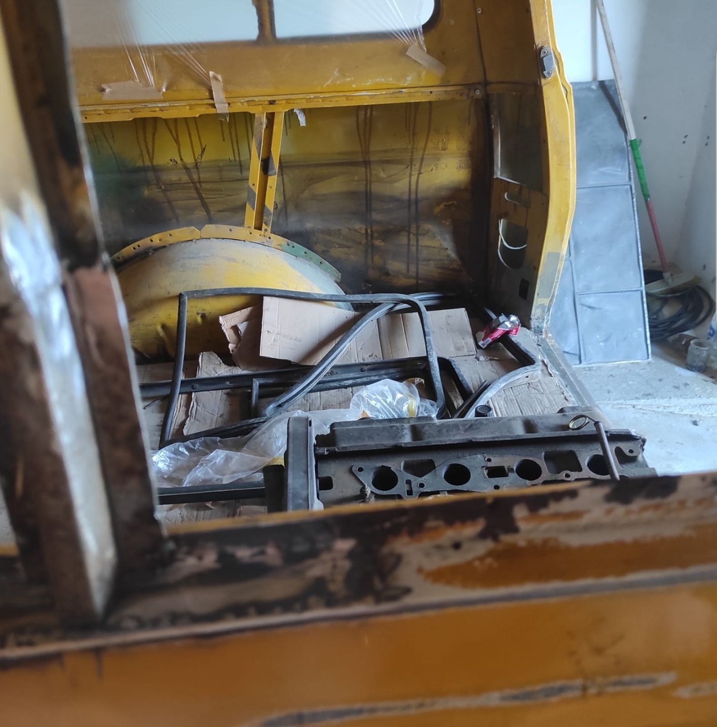 Этап 2й (ч.3) — Ford Transit (3G), 1,6 л, 1984 года | кузовной ремонт ...