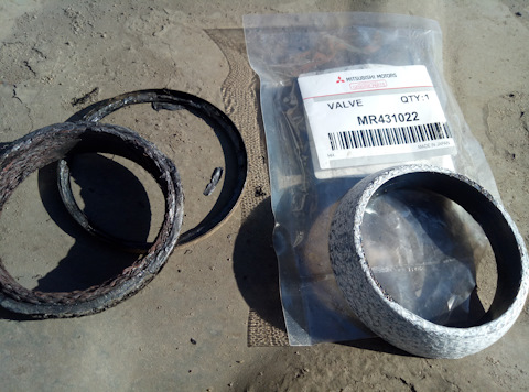 MR431022 Прокладка выхлопной Mitsubishi | Запчасти на DRIVE2