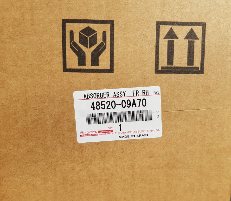 4852009A70 СТОЙКА ПЕРЕДНЯЯ ЛЕВ. TOYOTA LEXUS | Запчасти на DRIVE2
