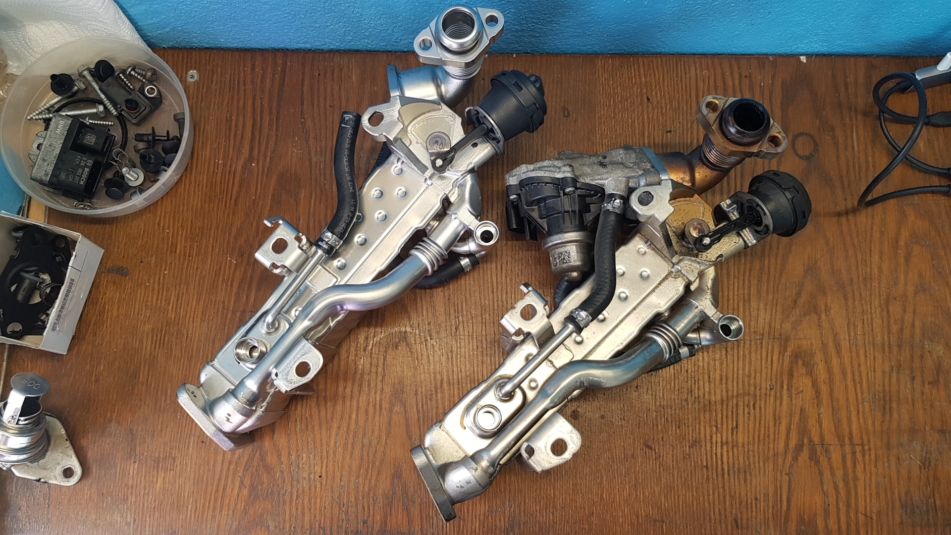 #3 Самостоятельная замена EGR и чистка впускного коллектора [B47D20 ...