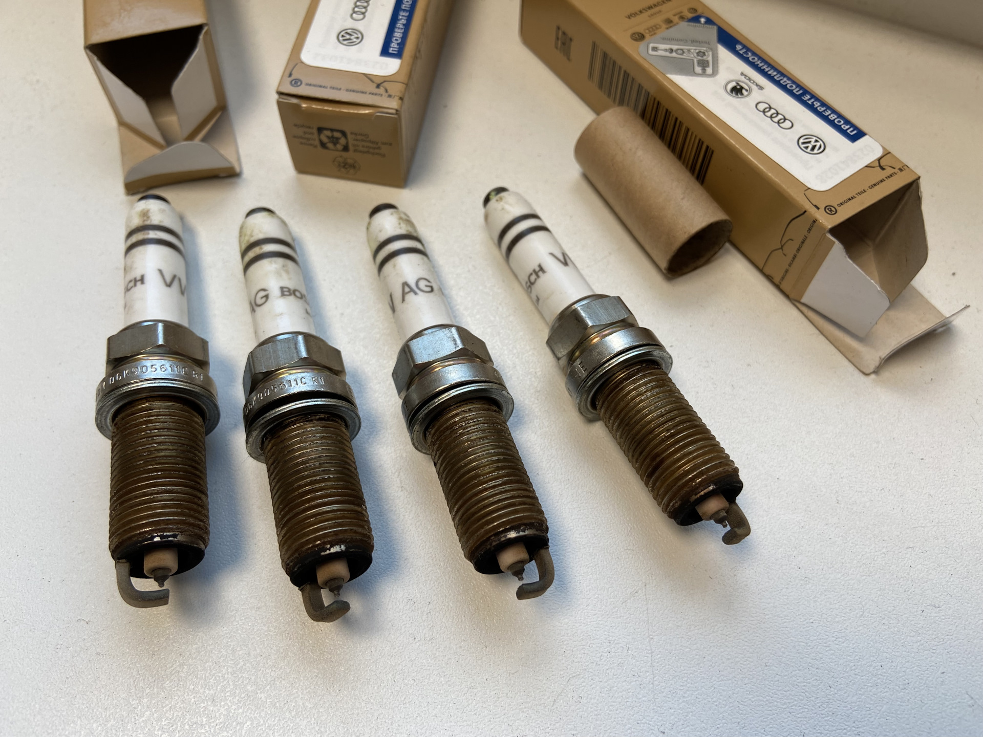 Замена Свечей с BOSCH ->NGK или как запрыгнуть в уходящий поезд ...