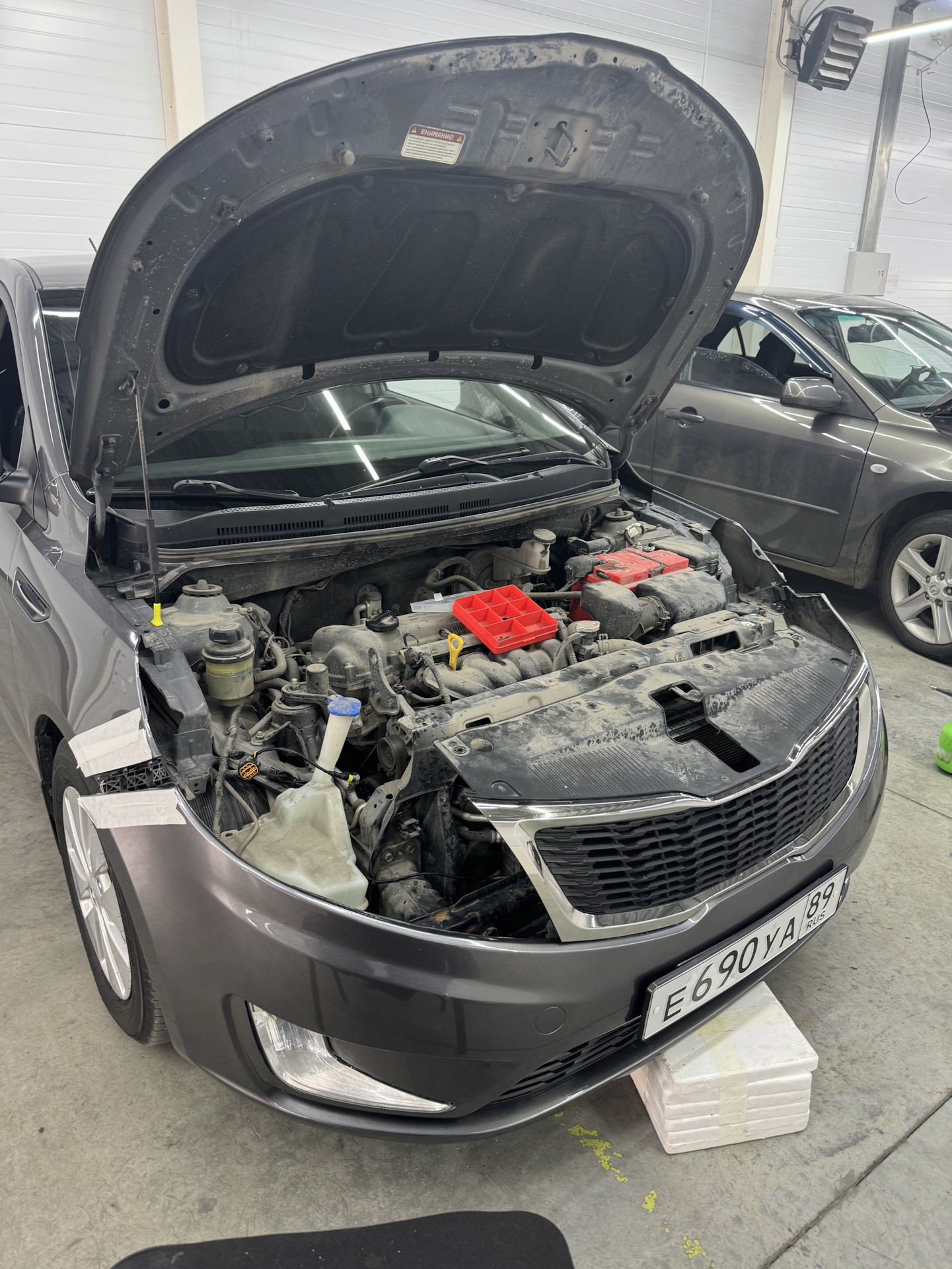 Bi-led линзы на Kia Rio — KIA Rio (3G), 1,6 л, 2013 года | тюнинг | DRIVE2