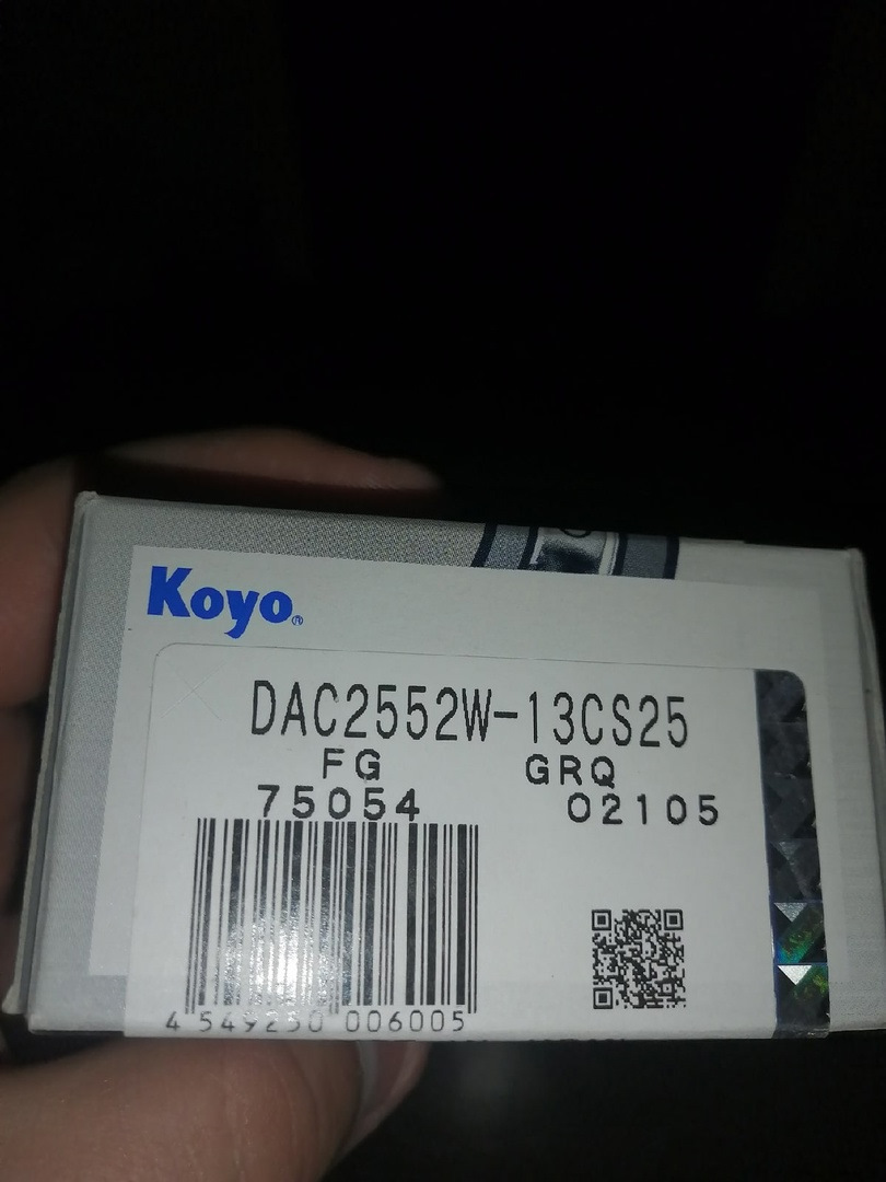 DAC2552W13CS25 Подшипник передней ступицы SUZUKI WAGON R MA34S, MA64S ...