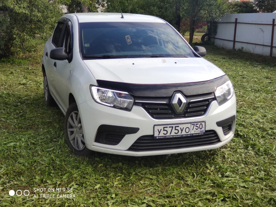 Дефлекторы — Renault Logan (2G), 1,6 л, 2019 года | стайлинг | DRIVE2