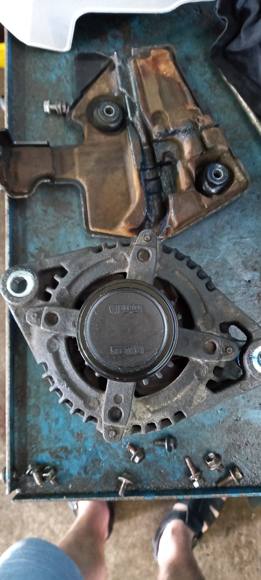 Обгонная муфта генератора. Трубка VVT-i. — Toyota Camry (XV40), 3,5 л ...