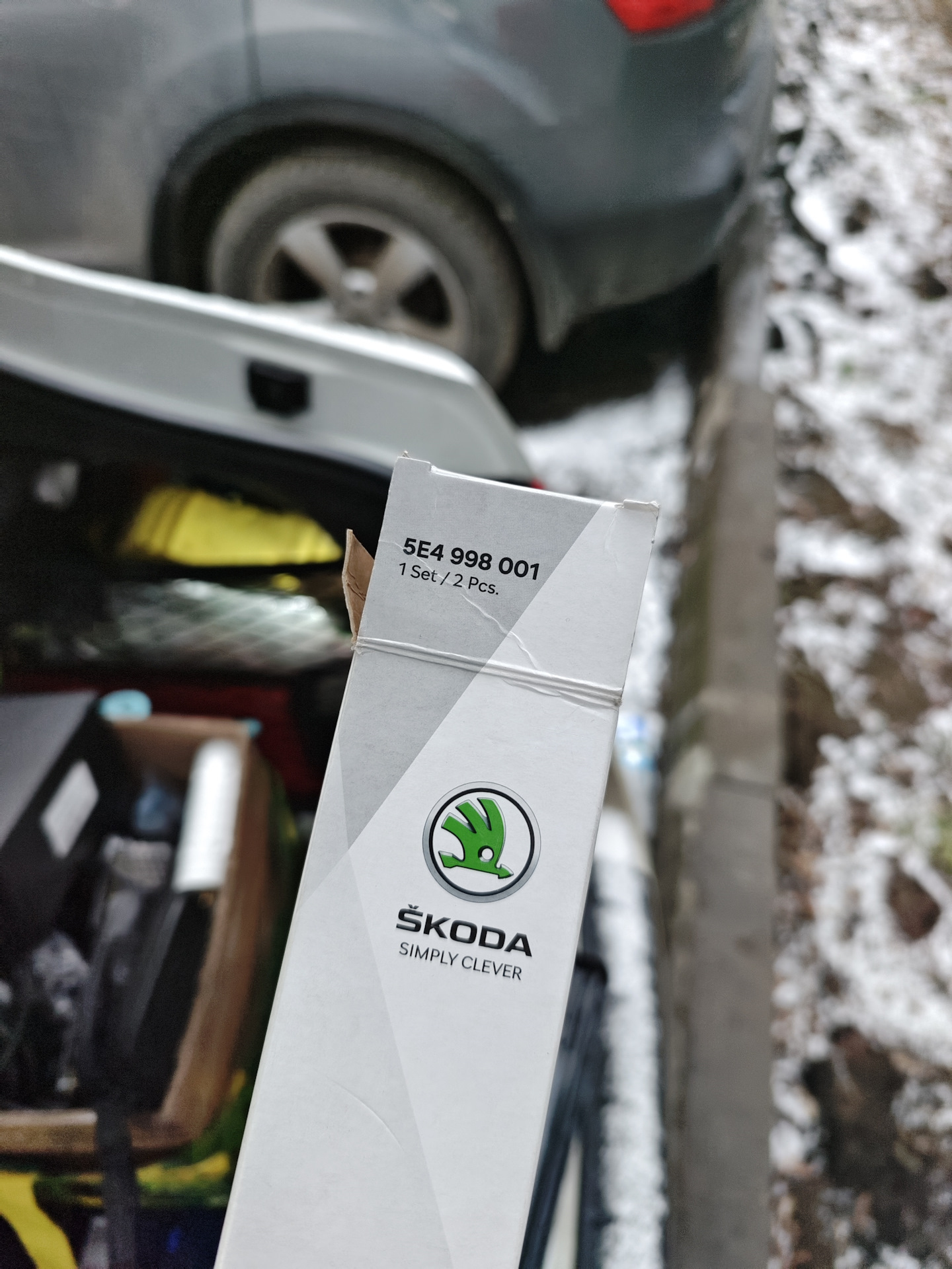 Щетки стеклоочистителя от Октавии А8 в А7 — Skoda Octavia A7 Mk3, 1,8 л ...