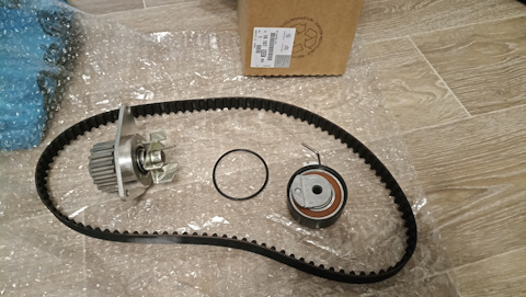 1610793280 ВОДЯНОЙ НАСОС + КОМПЛЕКТ ЗУБЧАТОГО РЕМНЯ Peugeot Citroen ...