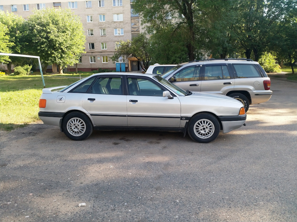 Ура! Литые диски. + Новая резина. — Audi 80 (B3), 1,8 л, 1991 года | колёсные диски | DRIVE2