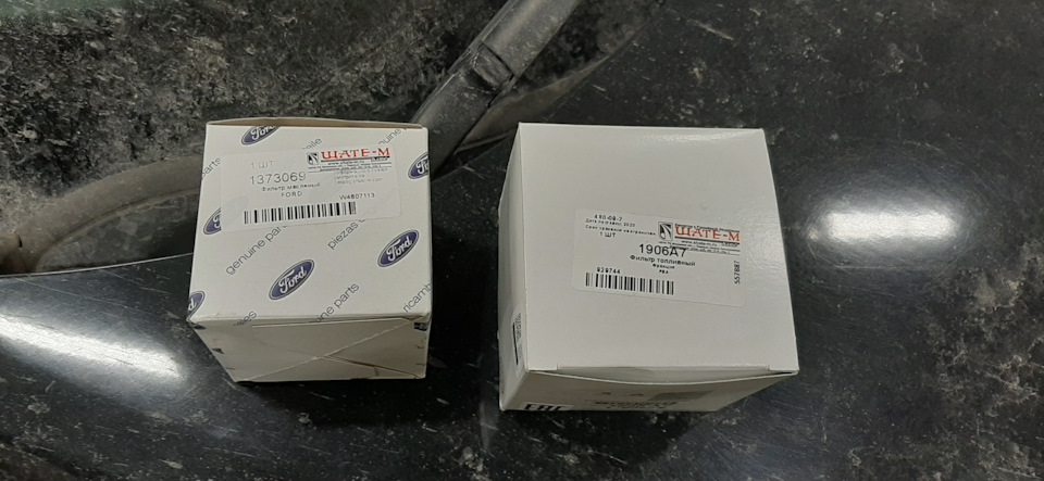 Топливный фильтр и промежуточный масляный — Ford Kuga (2G), 2 л, 2013 ...