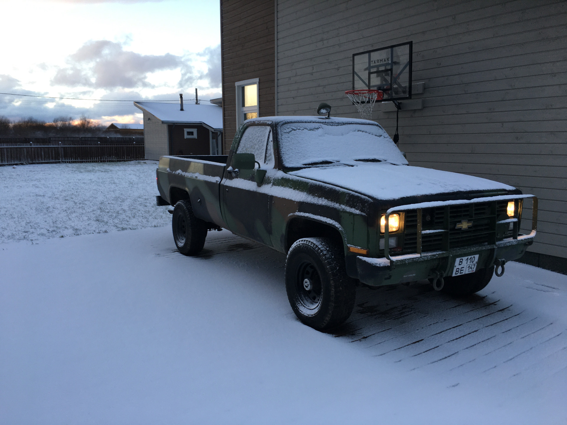 Зима — Chevrolet CUCV, 6,2 л, 1985 года | покатушки | DRIVE2