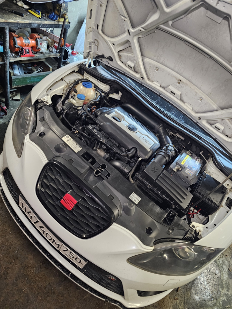 Китайское ТО, алюминевая крышка ГРМ, КВКГ IMALE. — SEAT Leon FR (Mk2 ...