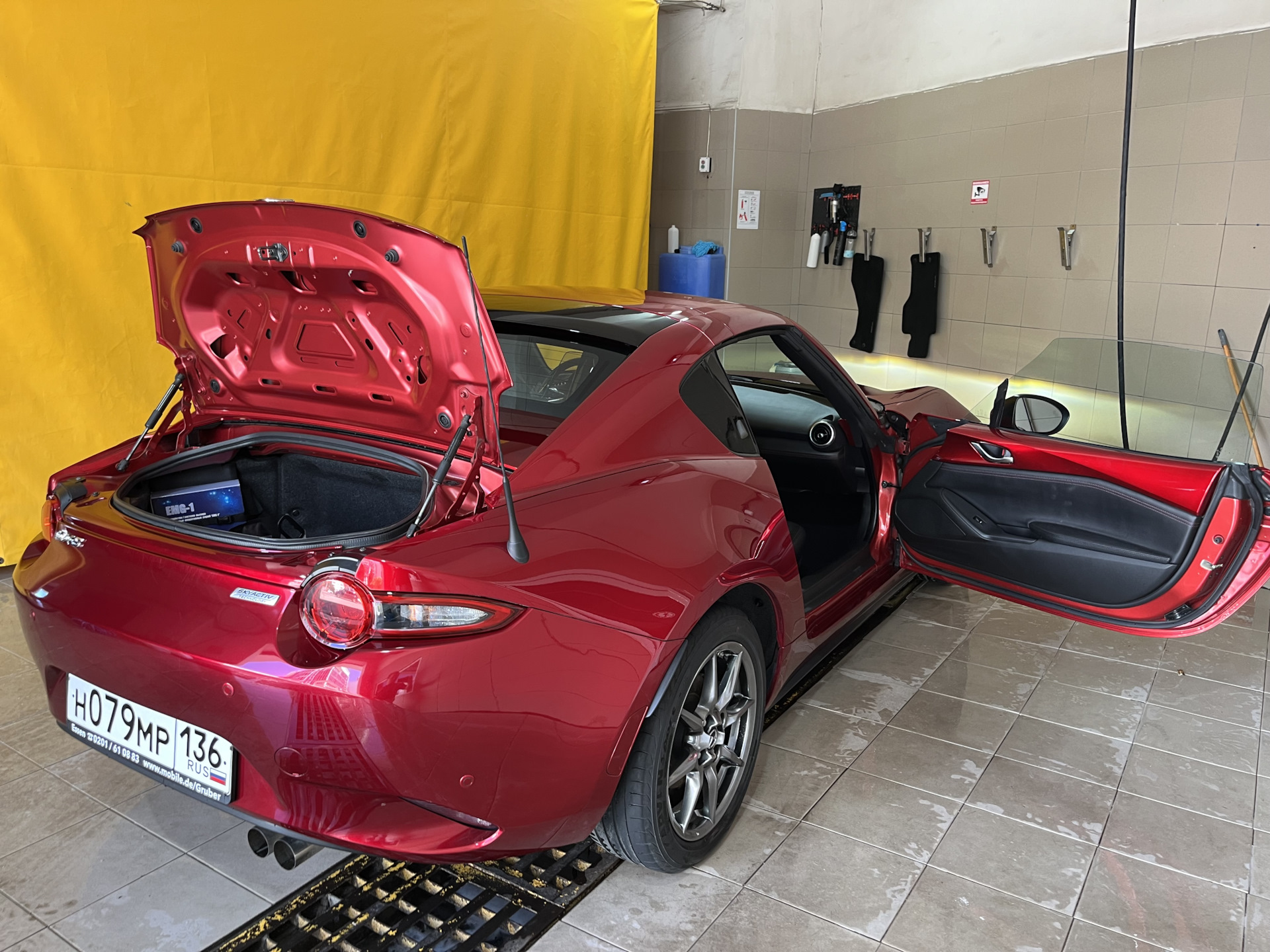 Летний сезон начинается с хорошей автомойки))) 😁😁😁 — Mazda MX-5 (ND), 1,5 л, 2017 года ...