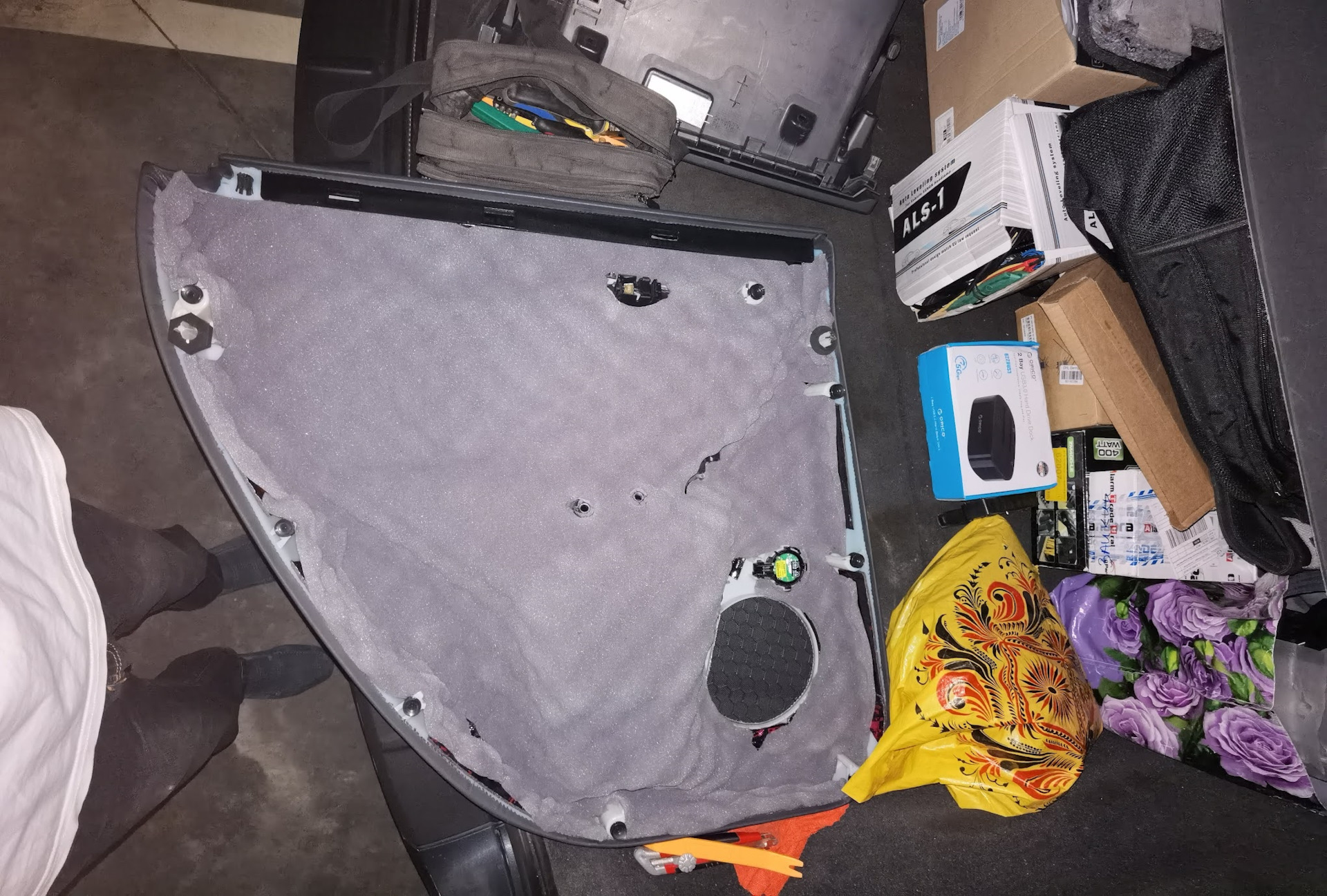 Полный пересвет салона, белая подсветка — Volvo XC60 (1G), 2,4 л, 2013 ...