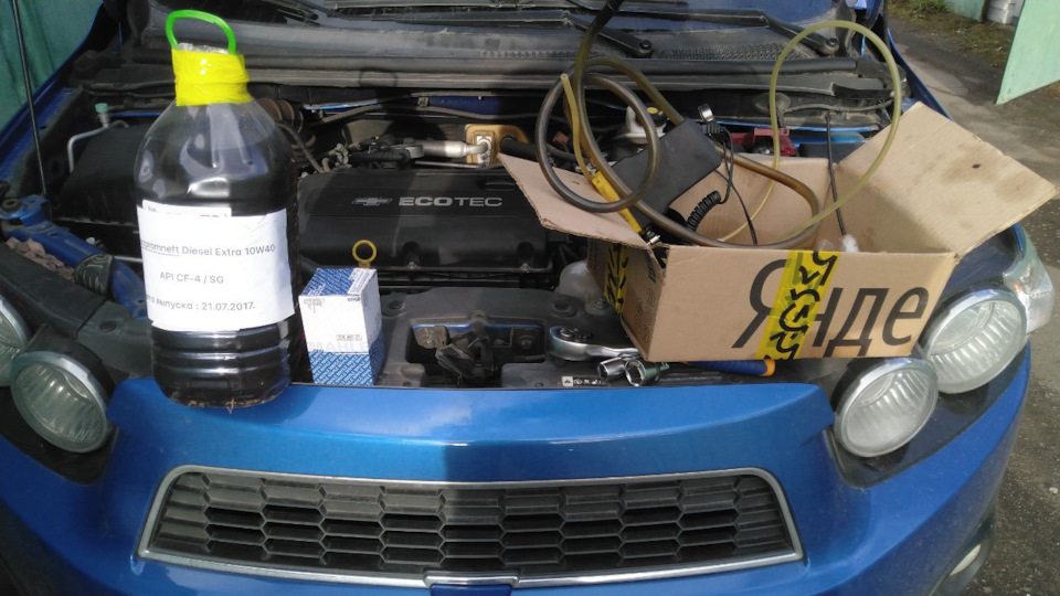 Меняем Лукойл М10дм на Газпромнефть Дизель Экстра 10w40 — Chevrolet ...