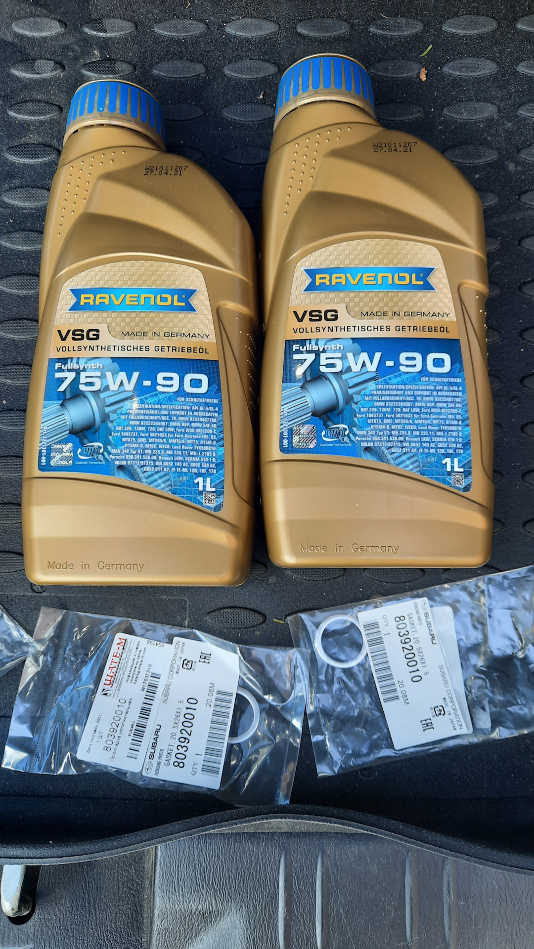 Замена масла в редукторах — Subaru Forester (SG), 2 л, 2006 года ...