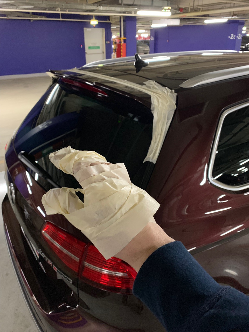 ABT Sportsline rear spoiler — Volkswagen Passat Alltrack (B8), 2 л ...