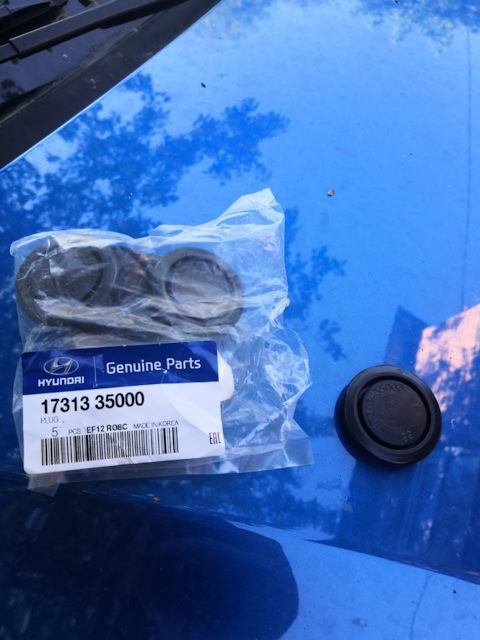 1731335000 Заглушка нижней рамы кузова KIA HYUNDAI | Запчасти на DRIVE2