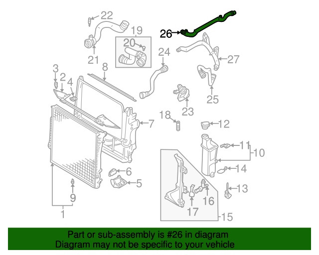 64218381387 Шланг подвод.трубопр.двиг.-водян.клапан BMW | Запчасти на ...