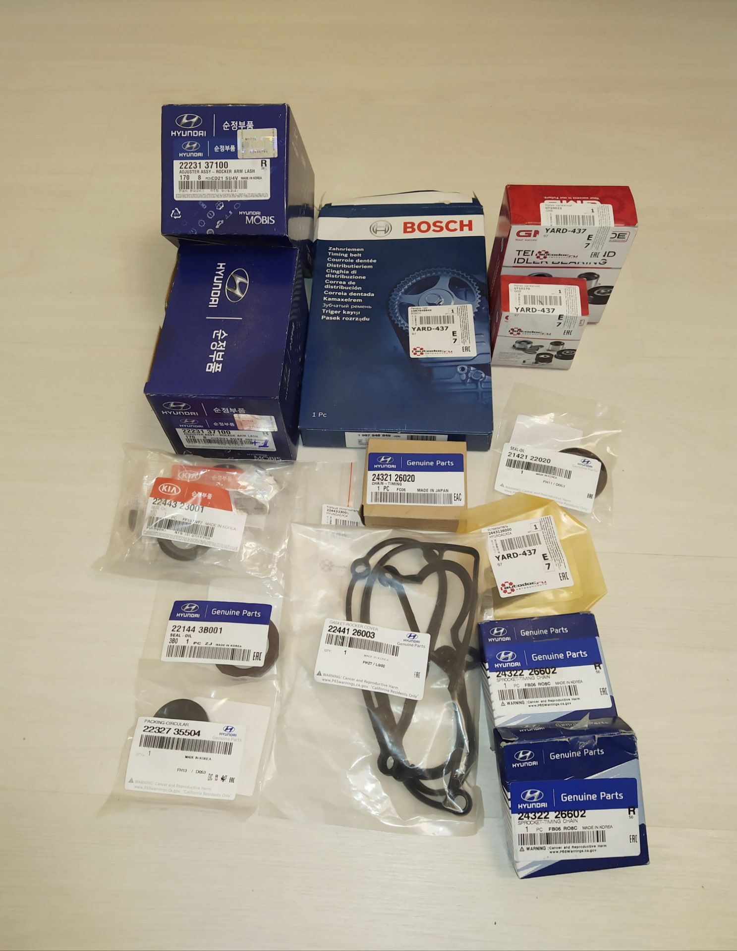 Небольшое ТО мотора — Hyundai Accent (2G), 1,5 л, 2007 года | плановое ...