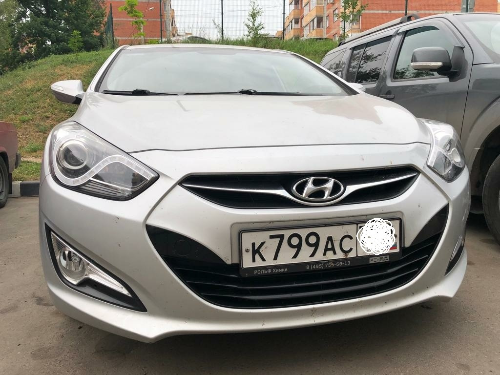 Защитная пленка на фары — Hyundai i40, 2 л, 2014 года | тюнинг | DRIVE2