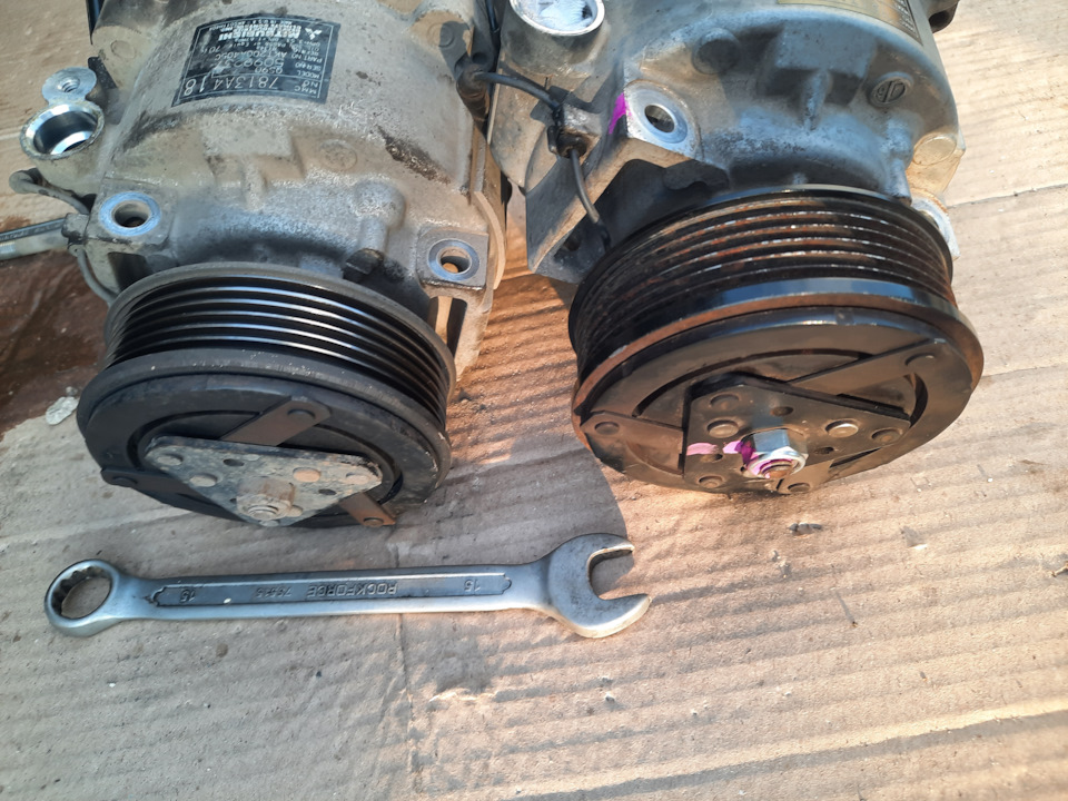 Замена компрессора кондиционера QS90 (7813A418 => 7813A212 ...