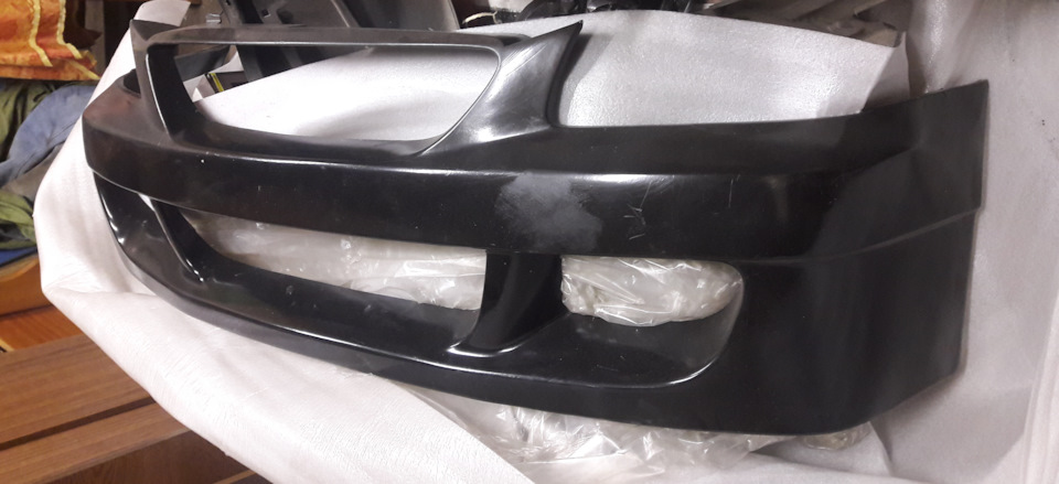 Новый передний бампер. — Hyundai Accent (2G), 1,5 л, 2010 года ...