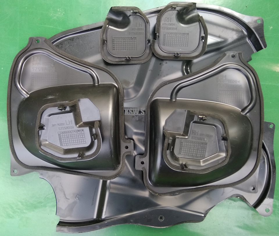 5729A009 Кожух динамика передней левой двери Mitsubishi | Запчасти на ...