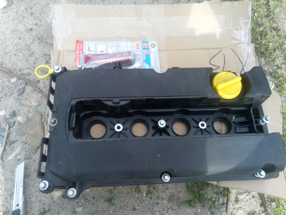 Замена крышки клапанов — 2 — Opel Zafira B, 1,8 л, 2008 года | запчасти ...