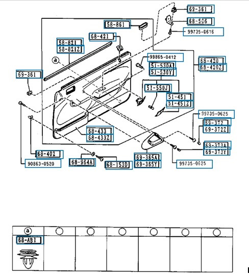 Оригинальный электронный каталог для мазда 626 — Mazda 626 III (GD), 2 ...