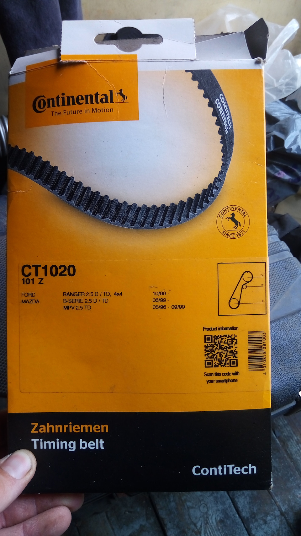 CT1020 РЕМЕНЬ ГРМ CONTITECH | Запчасти на DRIVE2