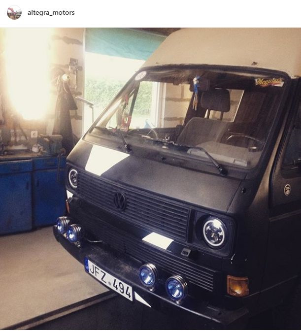 Peredniaja led optika — Volkswagen Transporter T3, 1,9 л, 1990 года ...