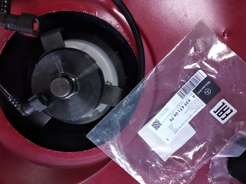 A6394710679 Уплотнитель кольцевой бензонасоса Mercedes | Запчасти на DRIVE2