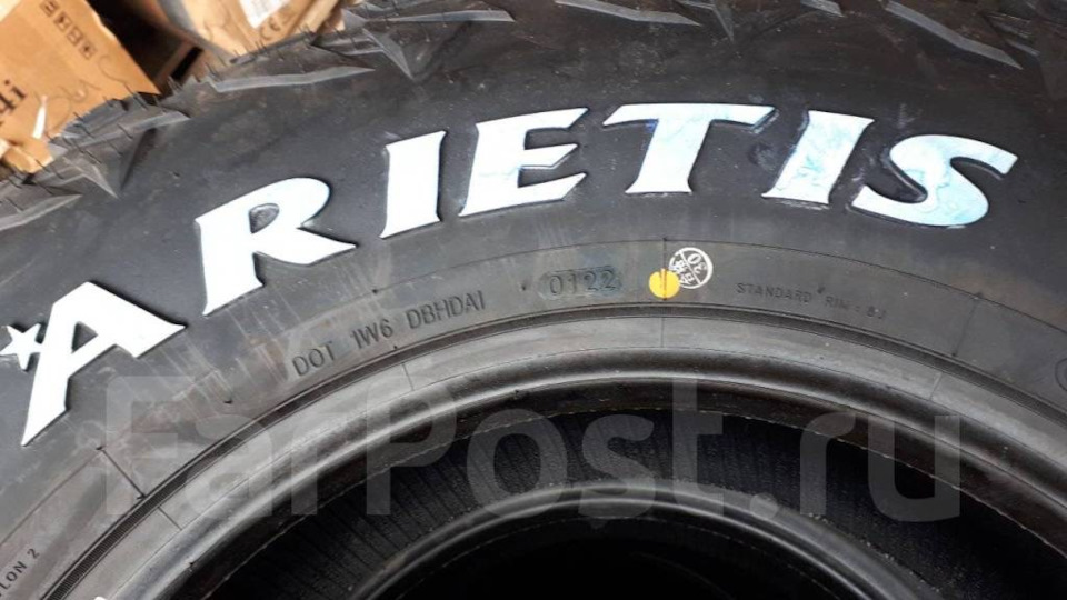 Резина 265/70/17 Arietis AX5 — Mitsubishi Pajero (4G), 3 л, 2008 года ...