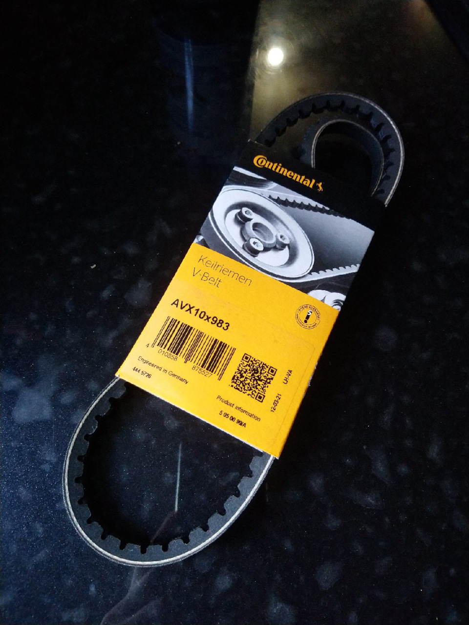 AVX10X983 Ремень клиновой CONTITECH | Запчасти на DRIVE2