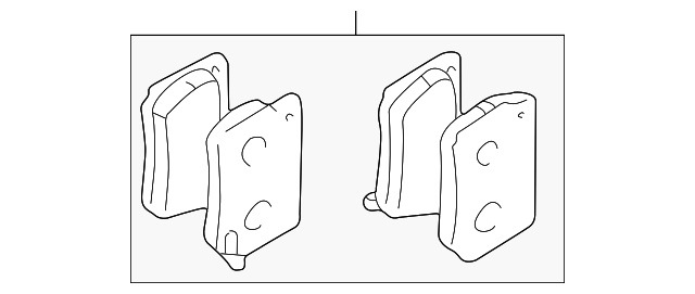 MR510544 Колодки тормозные дисковые для Outlander Mitsubishi | Запчасти ...