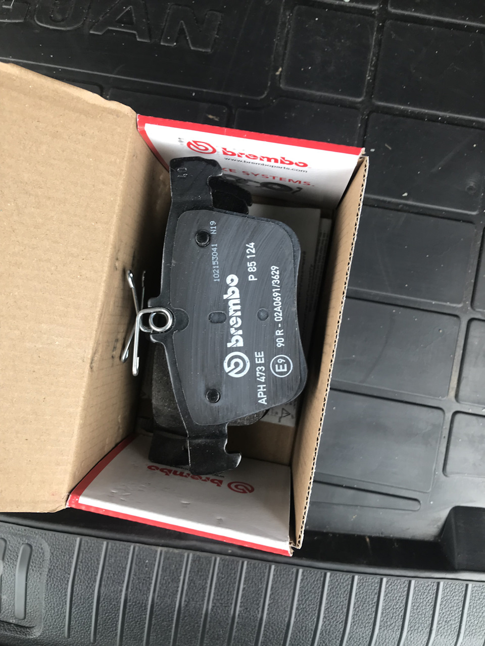 P85124 Тормозные колодки brembo | Запчасти на DRIVE2